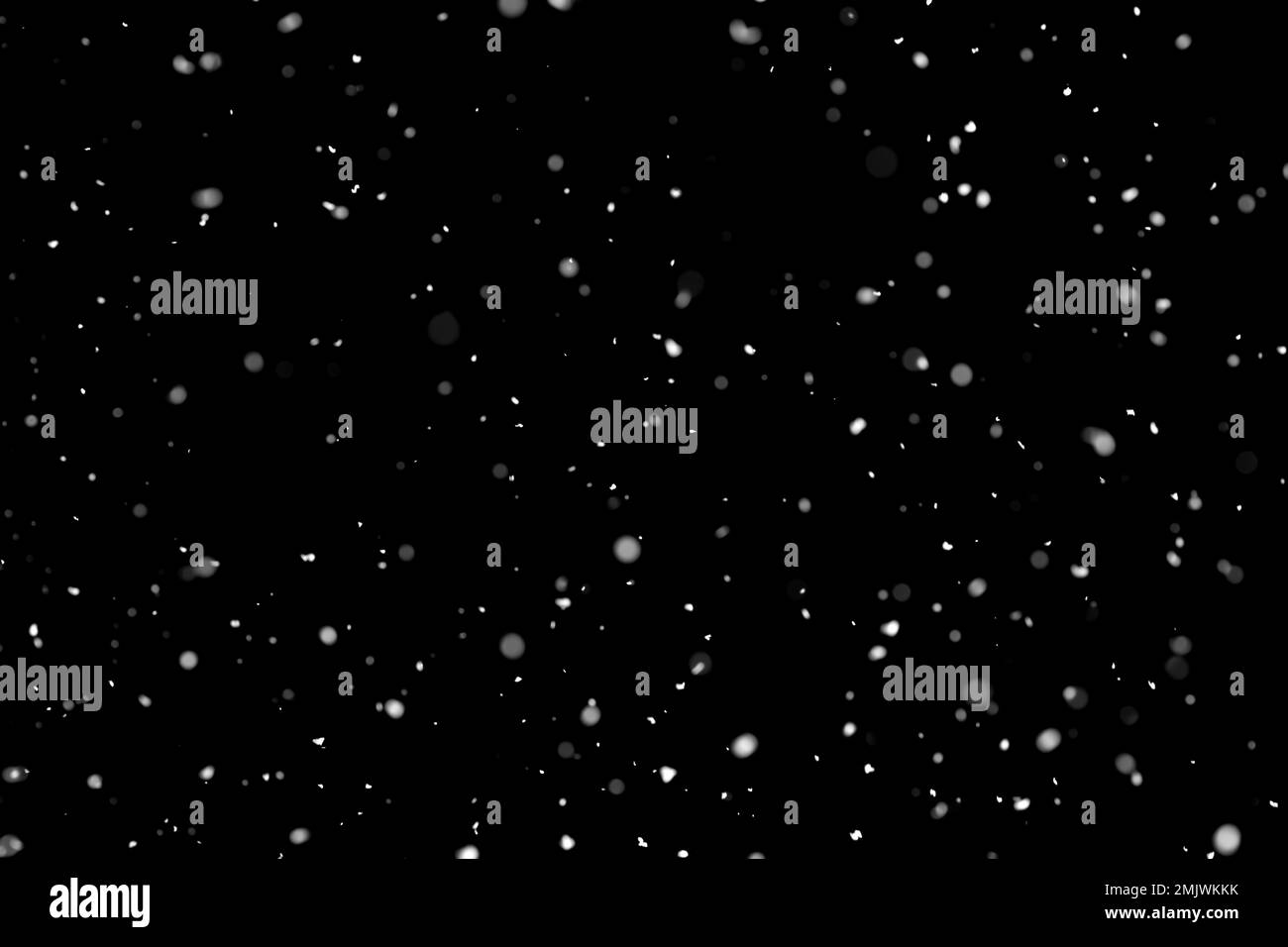 Snow falling down on black hi-res stock photography and images - Alamy