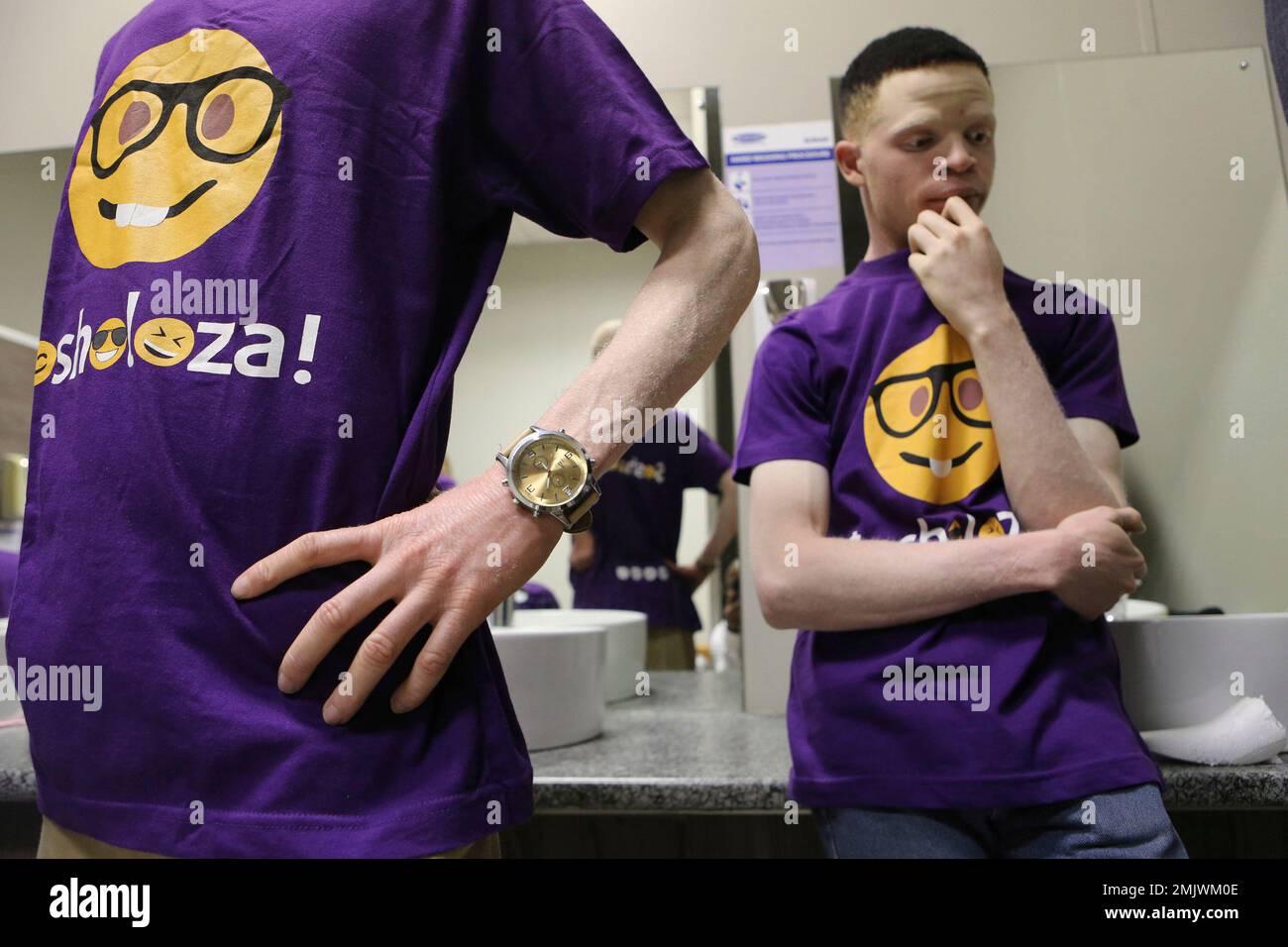 Contestants wait for results to be announced during the Mr and Miss ...