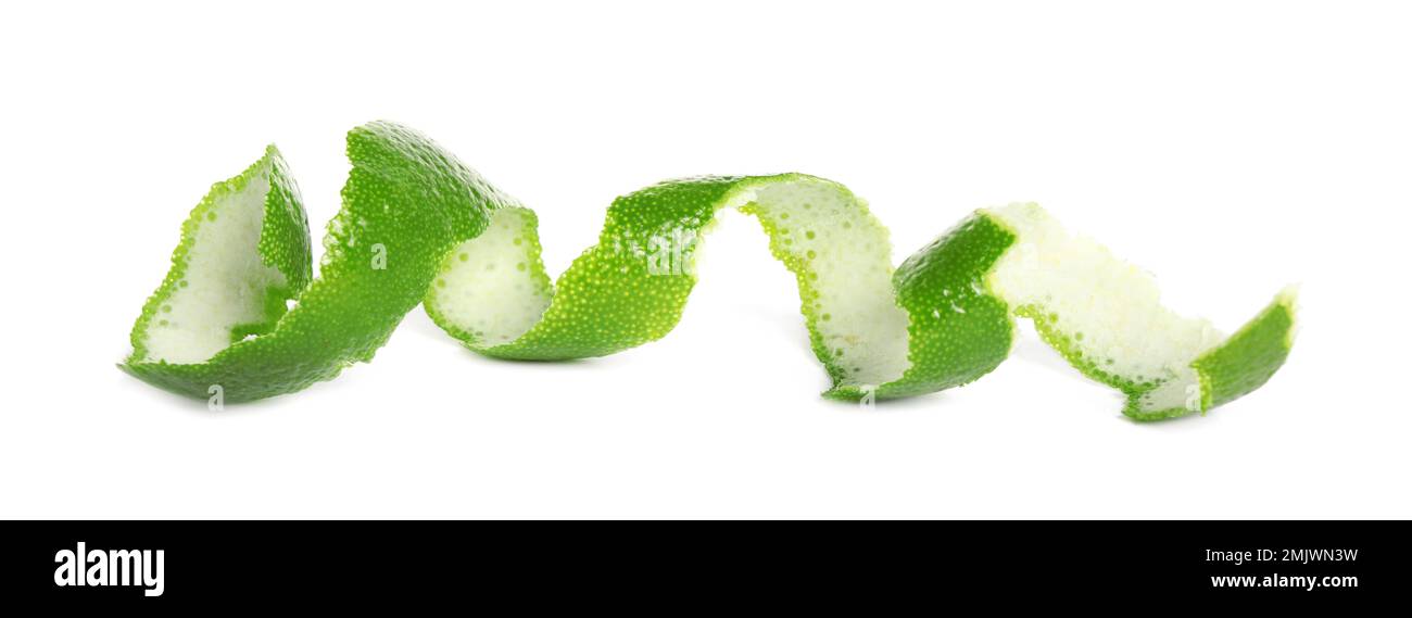 Spiral lime peel hi-res stock photography and images - Alamy