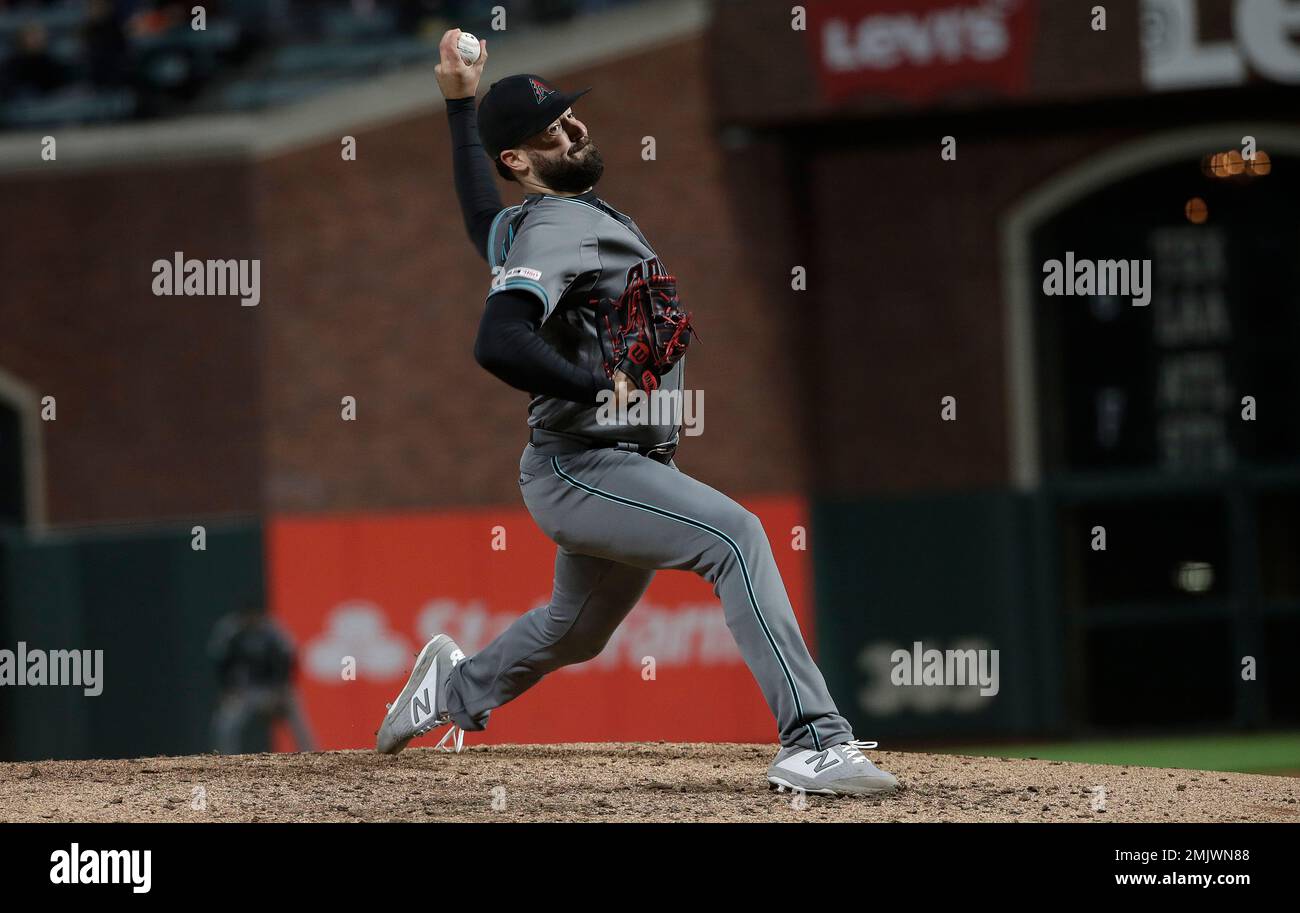 Arizona Diamondbacks pitcher Robbie Ray throws against the San ...