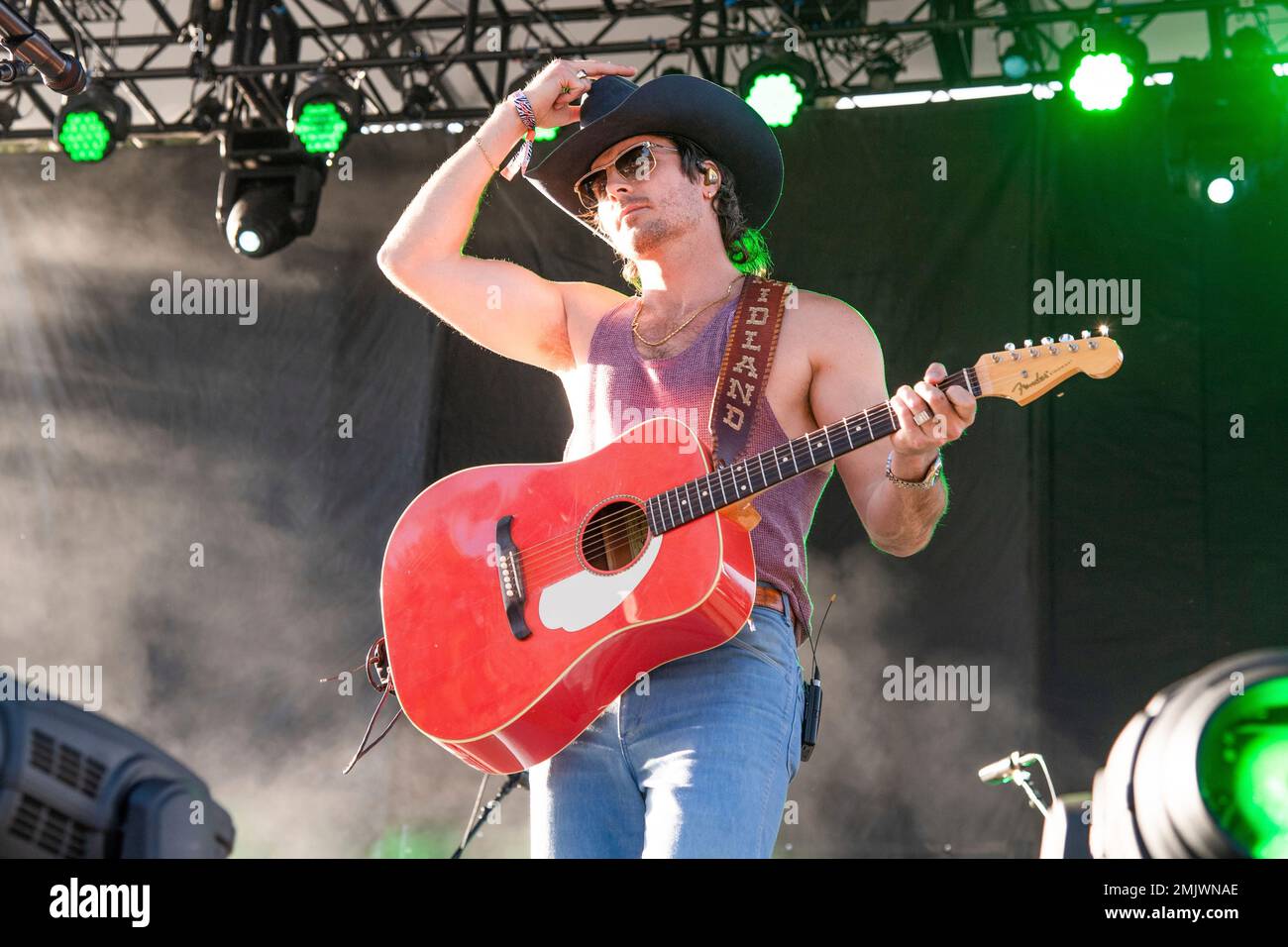Mark Wystrach of Midland performs at the Bottle Rock Napa Valley Music ...