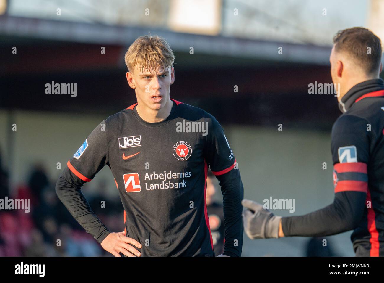 Ikast, Denmark. 27th, January 2023. Frederik Heiselberg (47) of FC ...