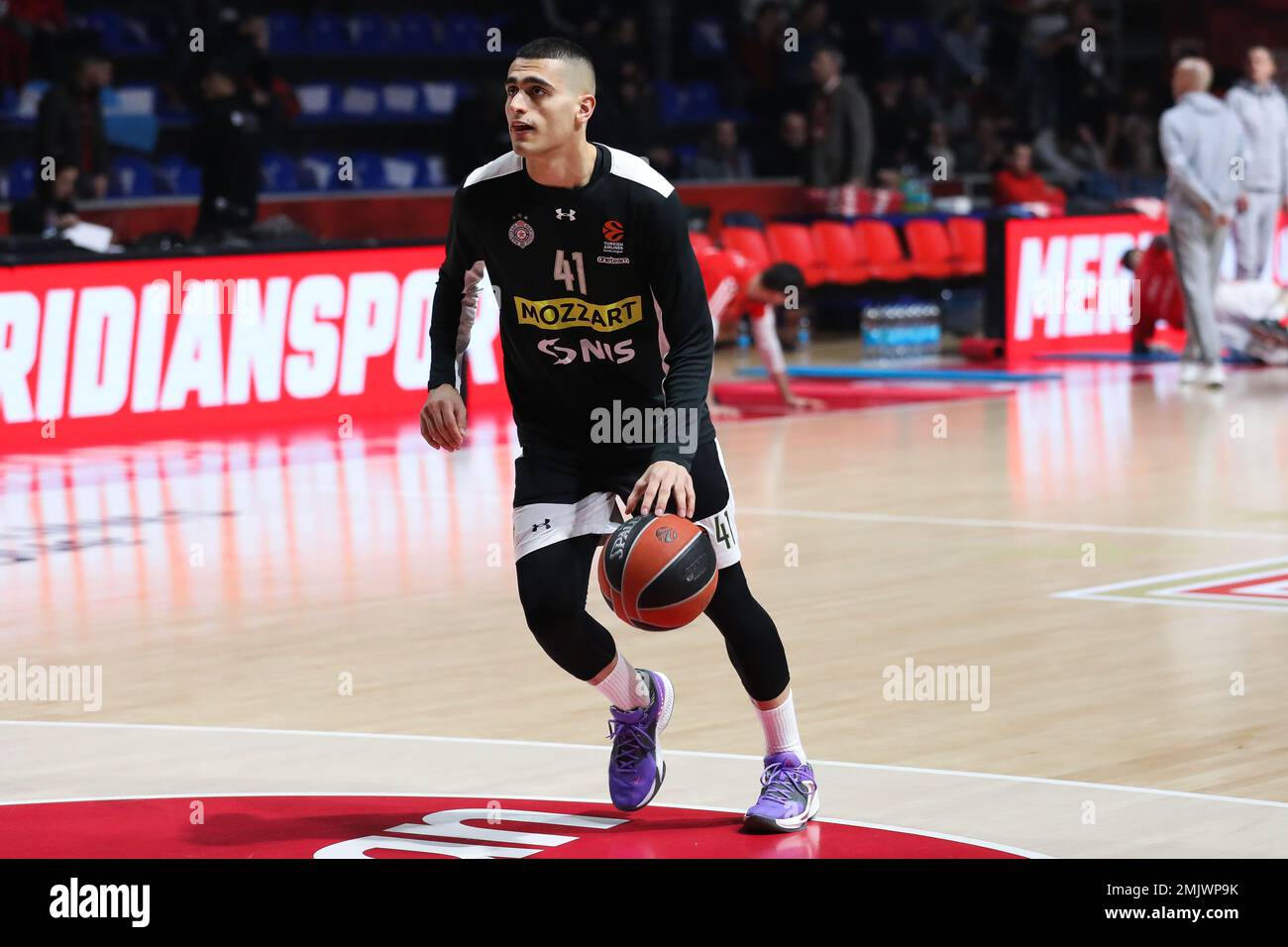 Belgrade, Serbia, 27 January 2023. Yam Madar of Partizan Mozzart Bet ...