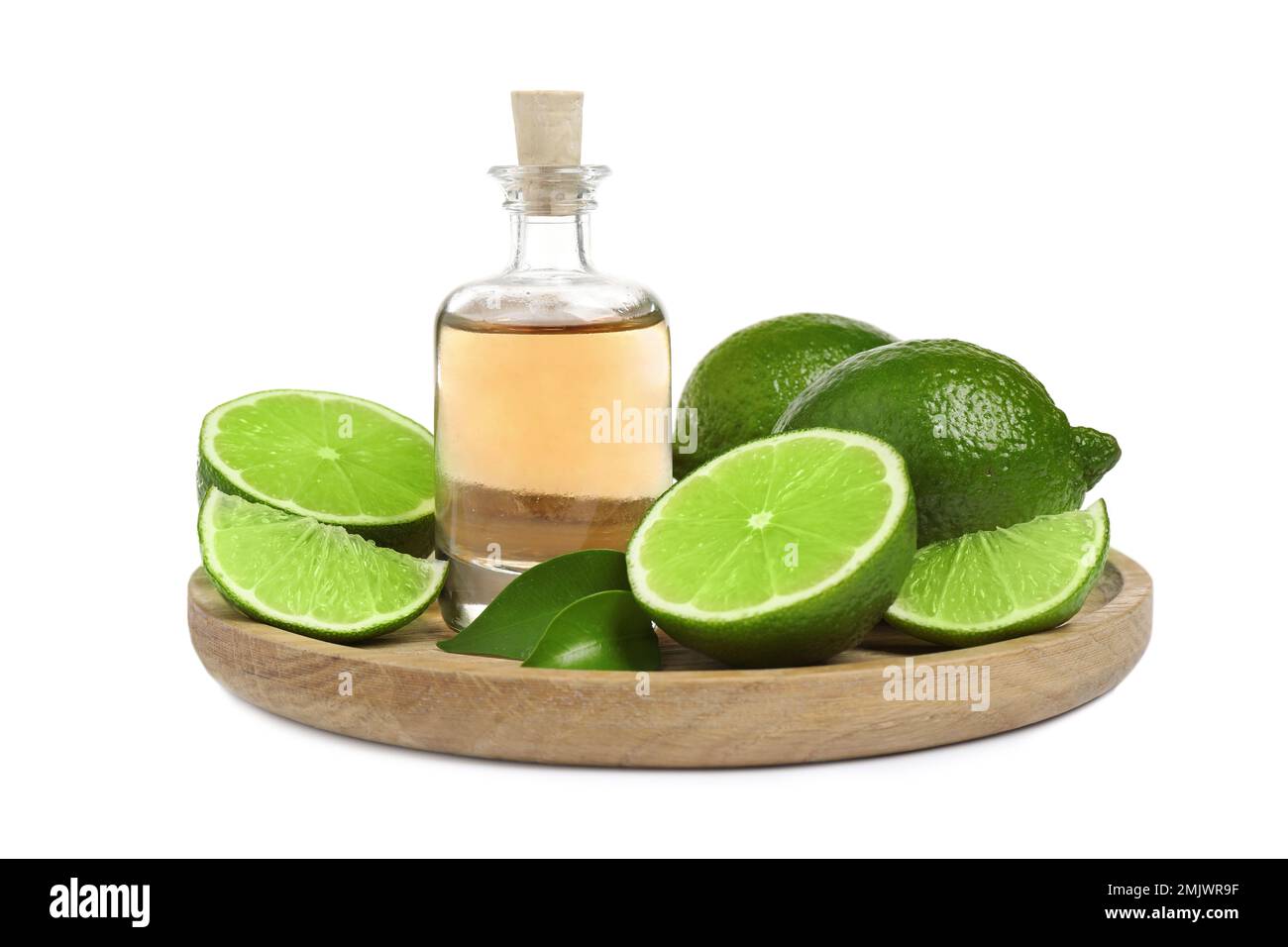 Essential oil citrus in bottle Cut Out Stock Images & Pictures - Alamy