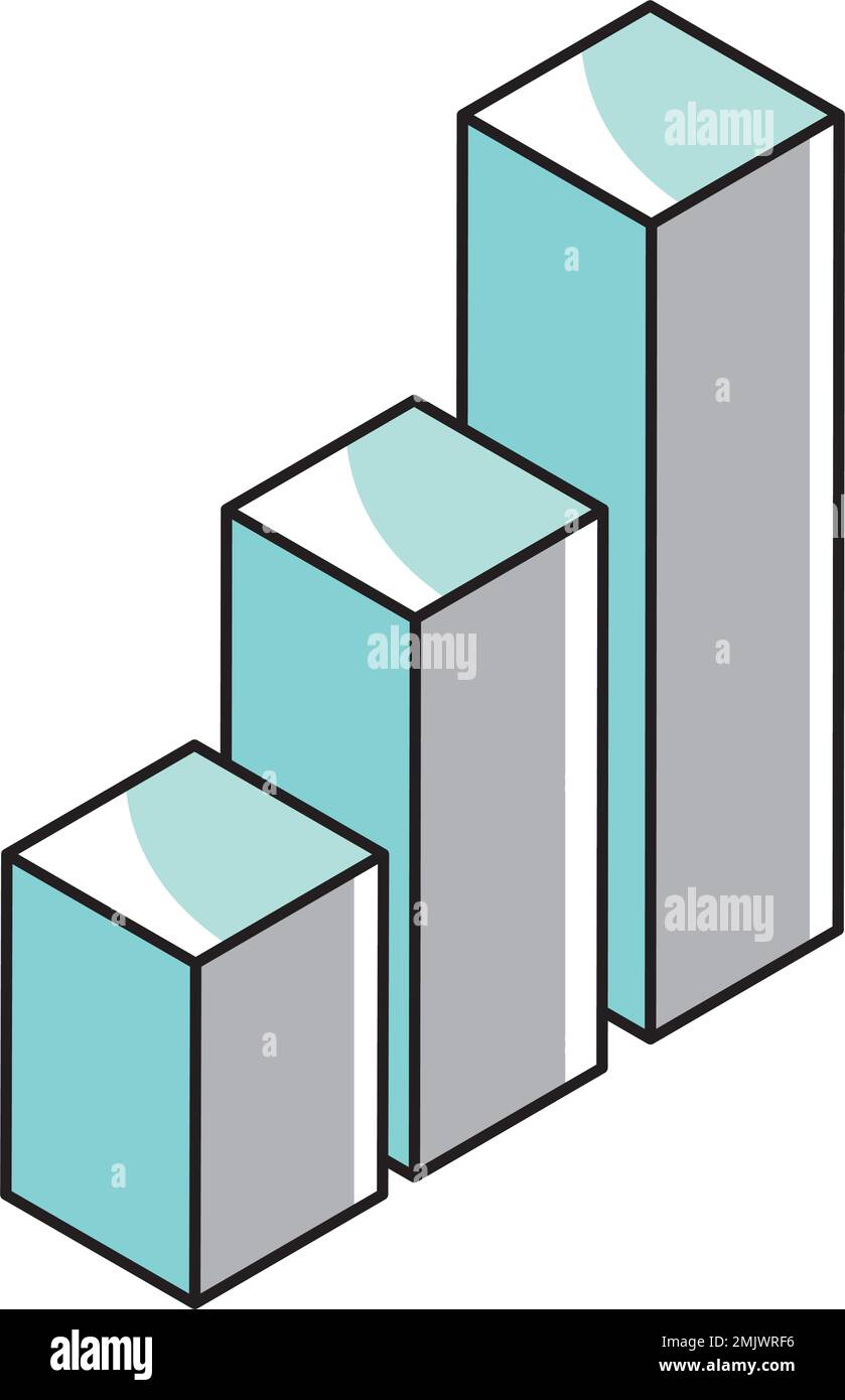 isometric diagram bar Stock Vector Image & Art - Alamy