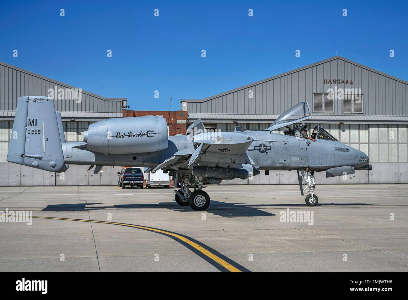 A pilot from the 107th Fighter Squadron, 127th Wing, Michigan Air ...