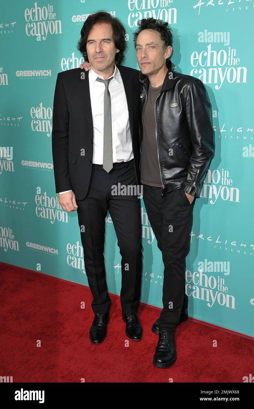 Andrew Slater, left, and Jakob Dylan attend the LA Premiere of "Echo in ...