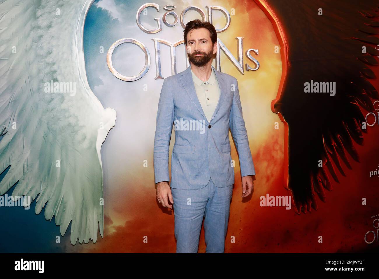 David Tennant attends the premiere of Amazon Prime Video's "Good Omens ...