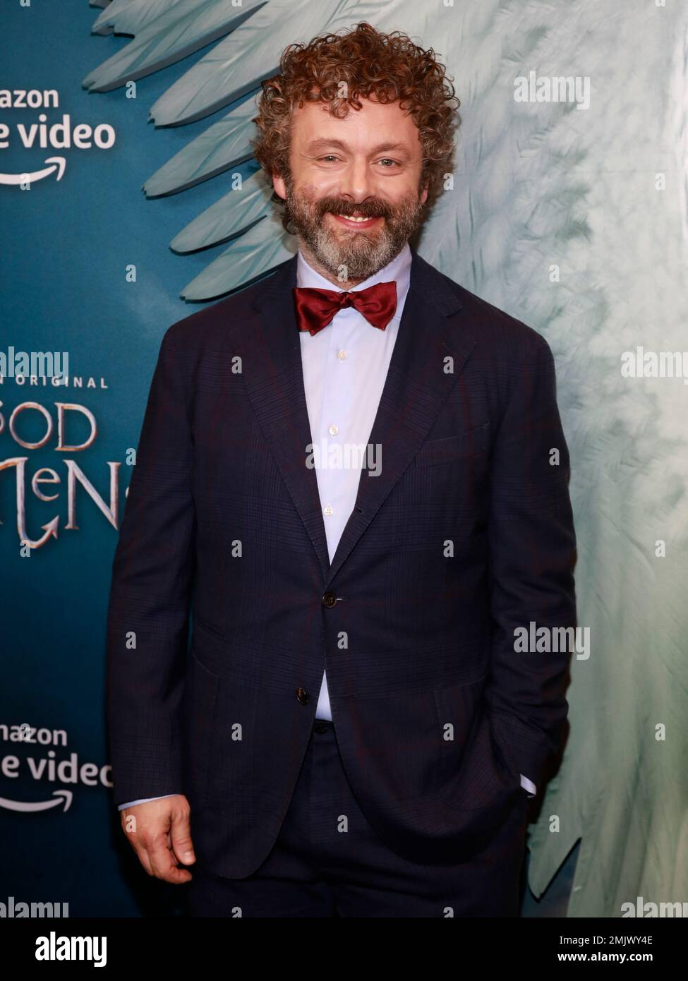 Michael Sheen attends the premiere of Amazon Prime Video's "Good Omens ...