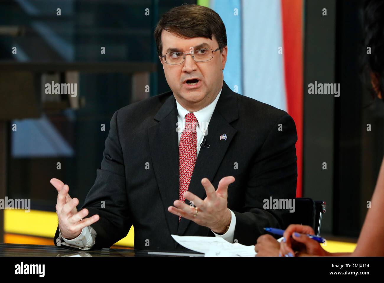 U.S. Secretary of Veterans Affairs Robert Wilkie appears on the Fox ...