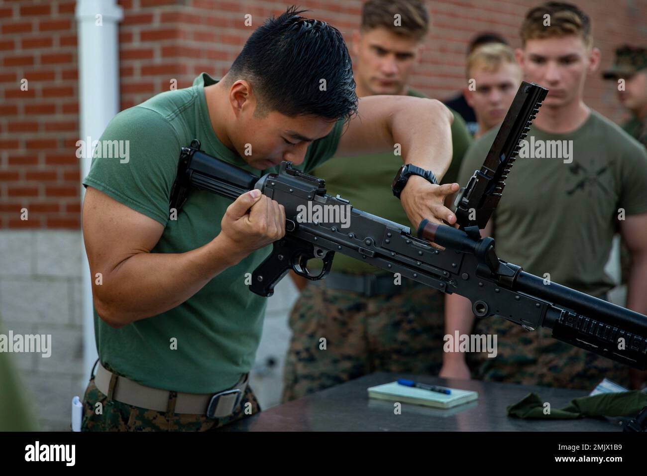 U.S. Marine Corps 1st Lt. Meng Lee, an infantry officer with 2d ...