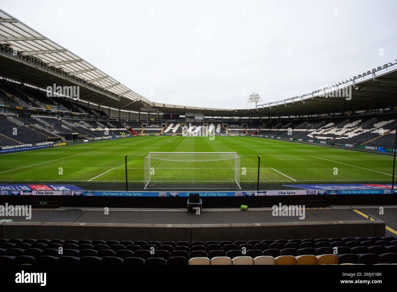 General interior view of MKM stadium, home stadium of Hull City during ...