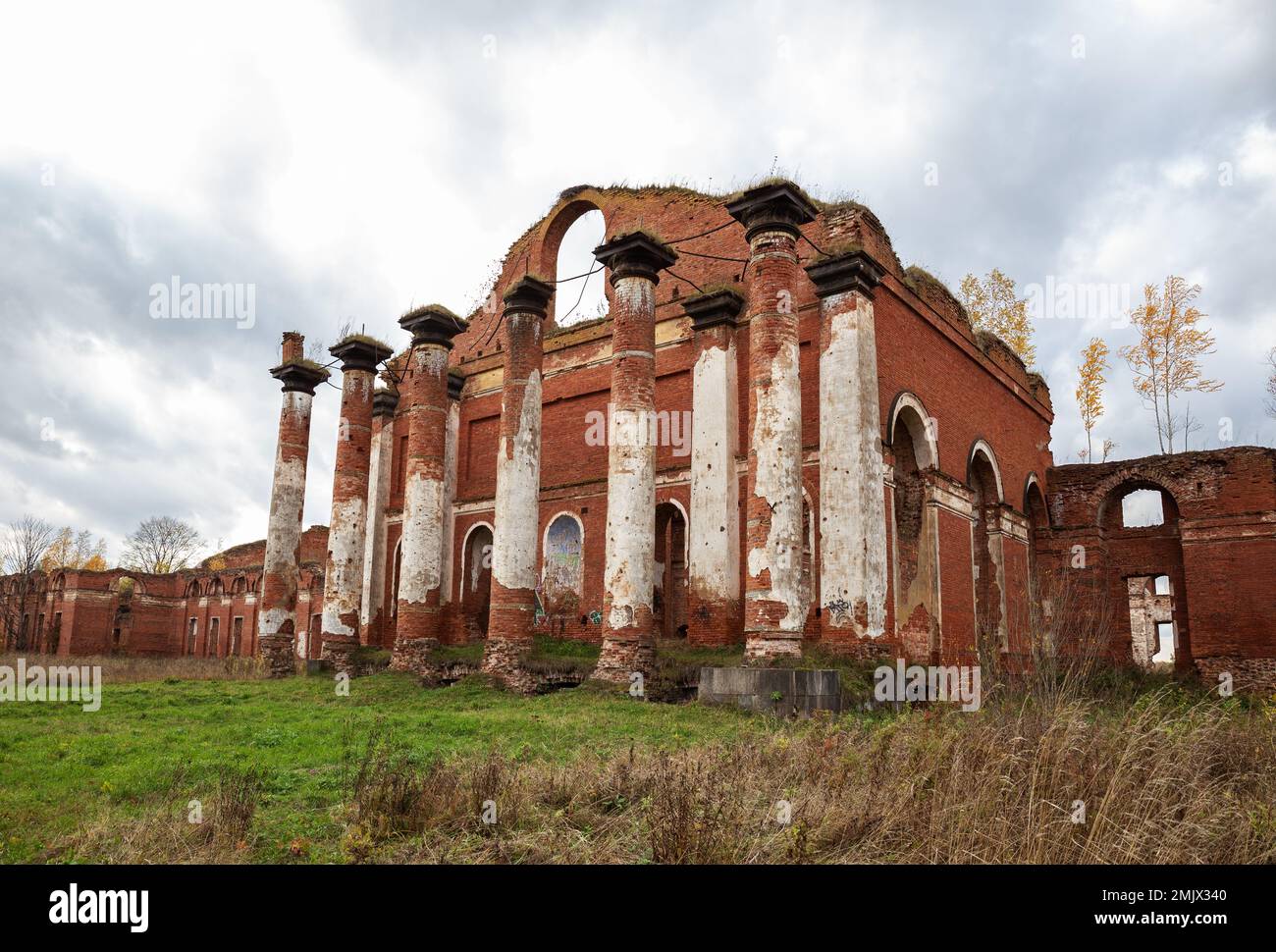 Ruins of the Holy Spirit Church in the Barracks of the Arakcheevsky ...