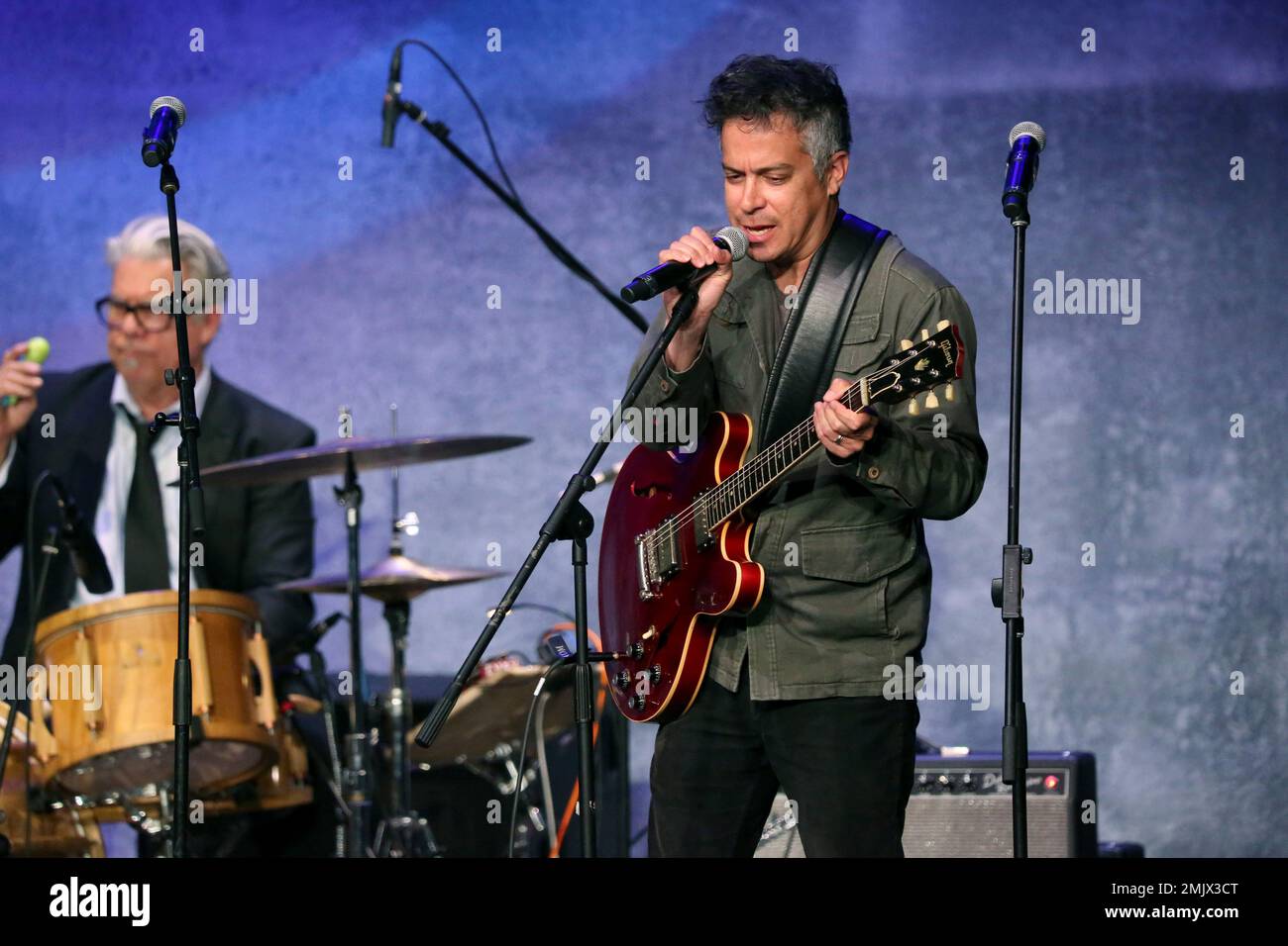 Matt Ward performs live on stage at the Mavis and Friends: Celebrating ...