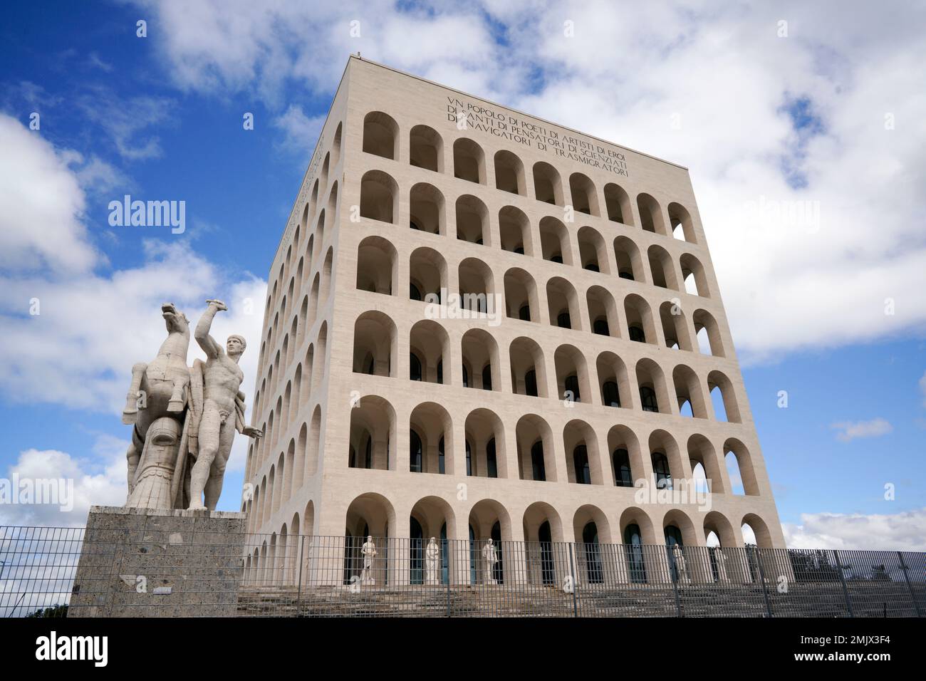 This May 6, 2019 photo shows and exterior view of the Palazzo della ...