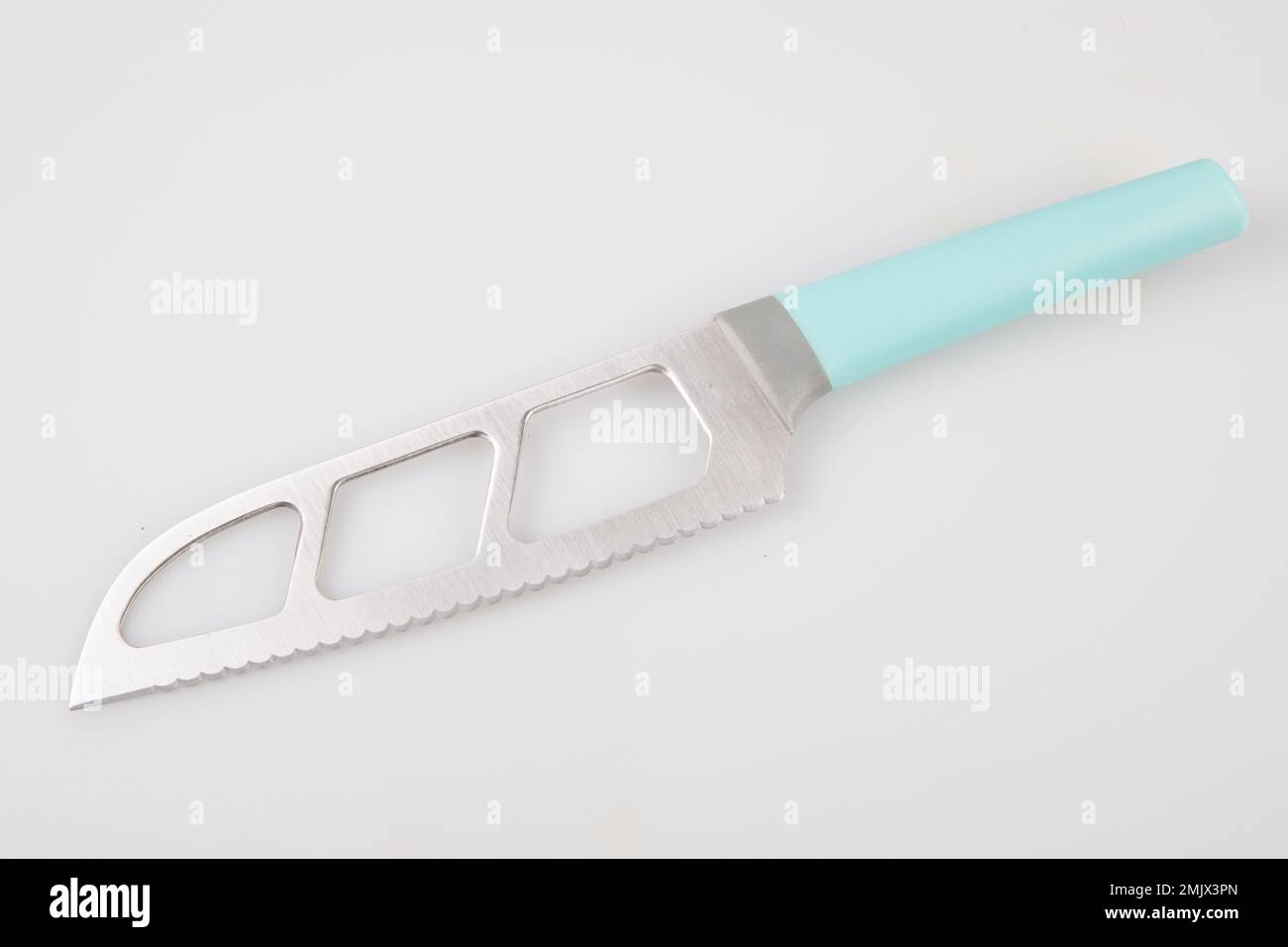 single metal knife cut out on isolated white background Stock Photo - Alamy