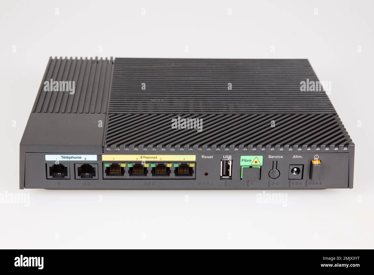 Wi-Fi wireless internet router at home Stock Photo - Alamy