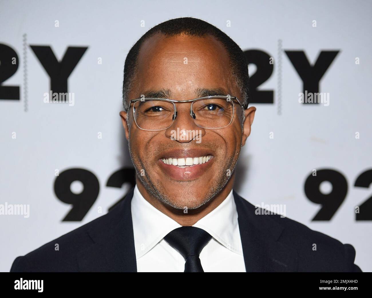 Journalist Jonathan Capehart poses backstage before an appearance at ...