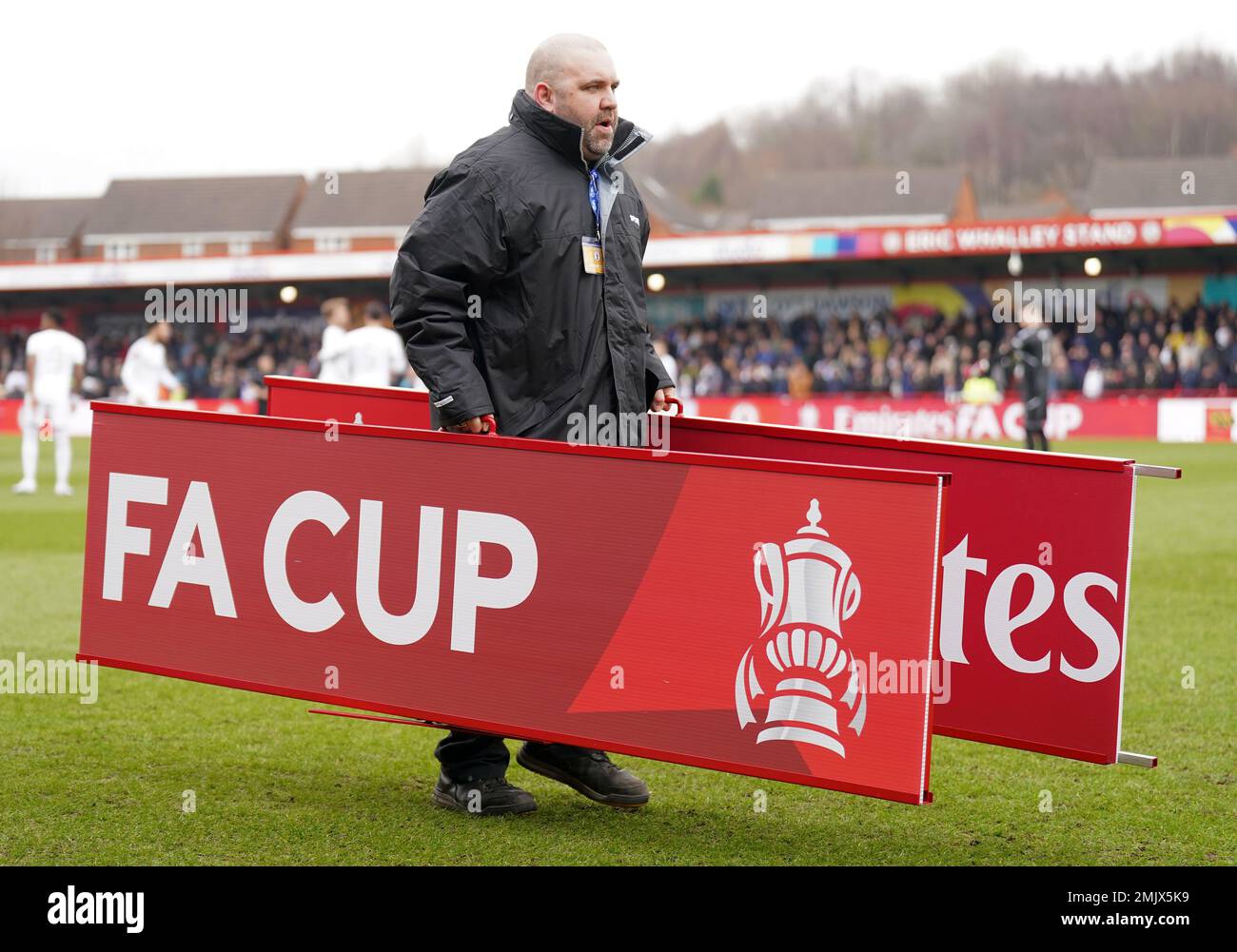 Football stadium uk hoarding hi-res stock photography and images - Alamy