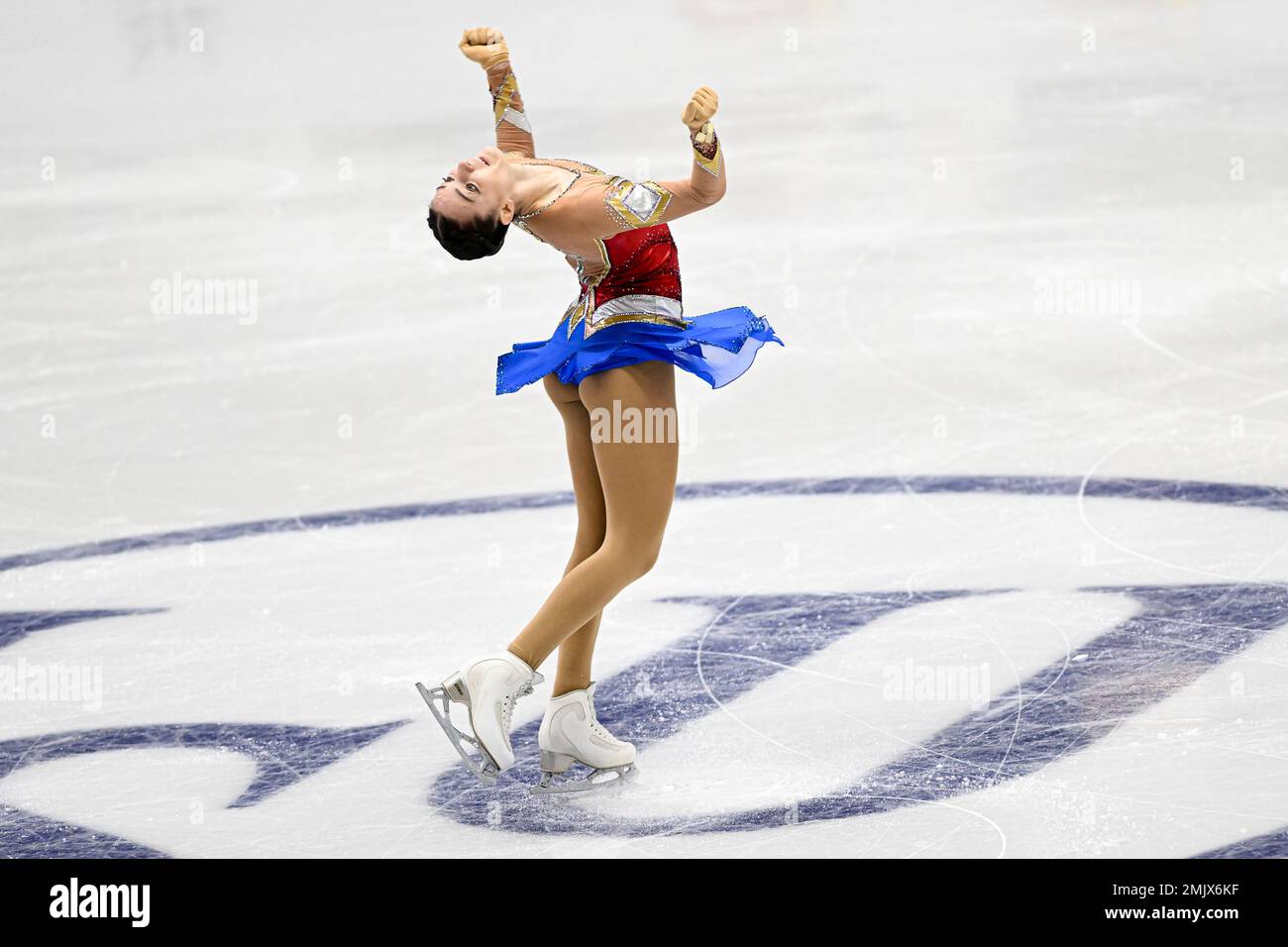 Espoo, Finland. 28th Jan, 2023. Mia Caroline RISA GOMEZ (NOR), during Women Free Skating, at the ...