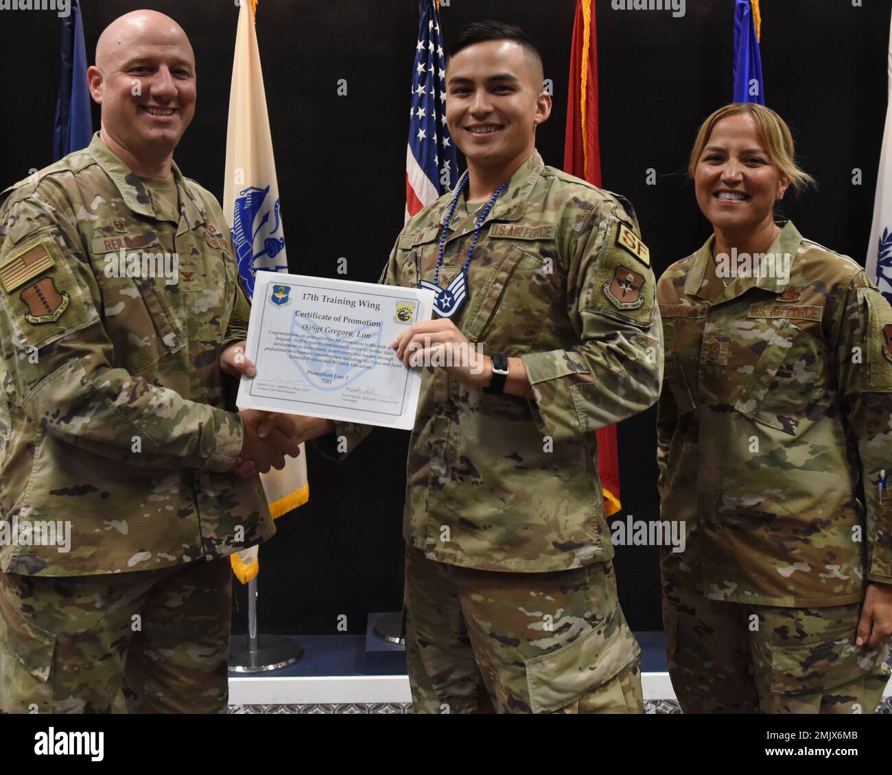 U.S. Air Force Col. Matthew Reilman, 17th Training Wing commander ...