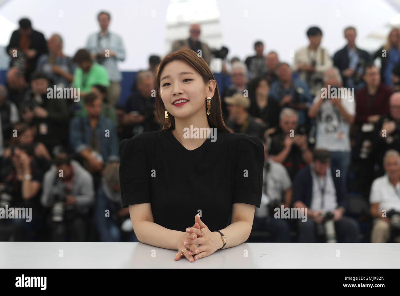 Actress Park So-dam poses for photographers at the photo call for the ...