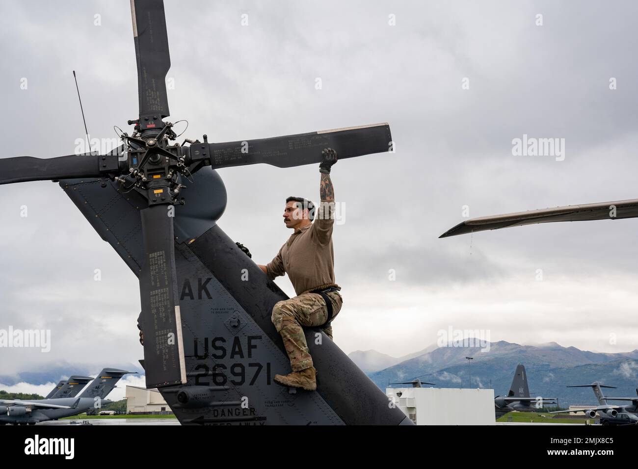 Alaska Air National Guard Tech. Sgt. Alejandro Romero, a special ...