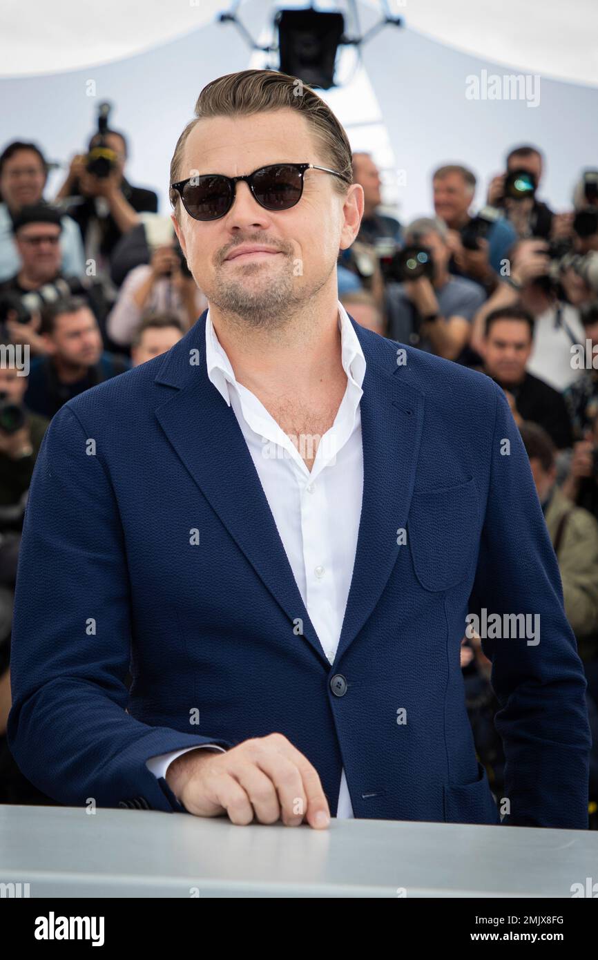 Actor Leonardo DiCaprio poses for photographers at the photo call for ...