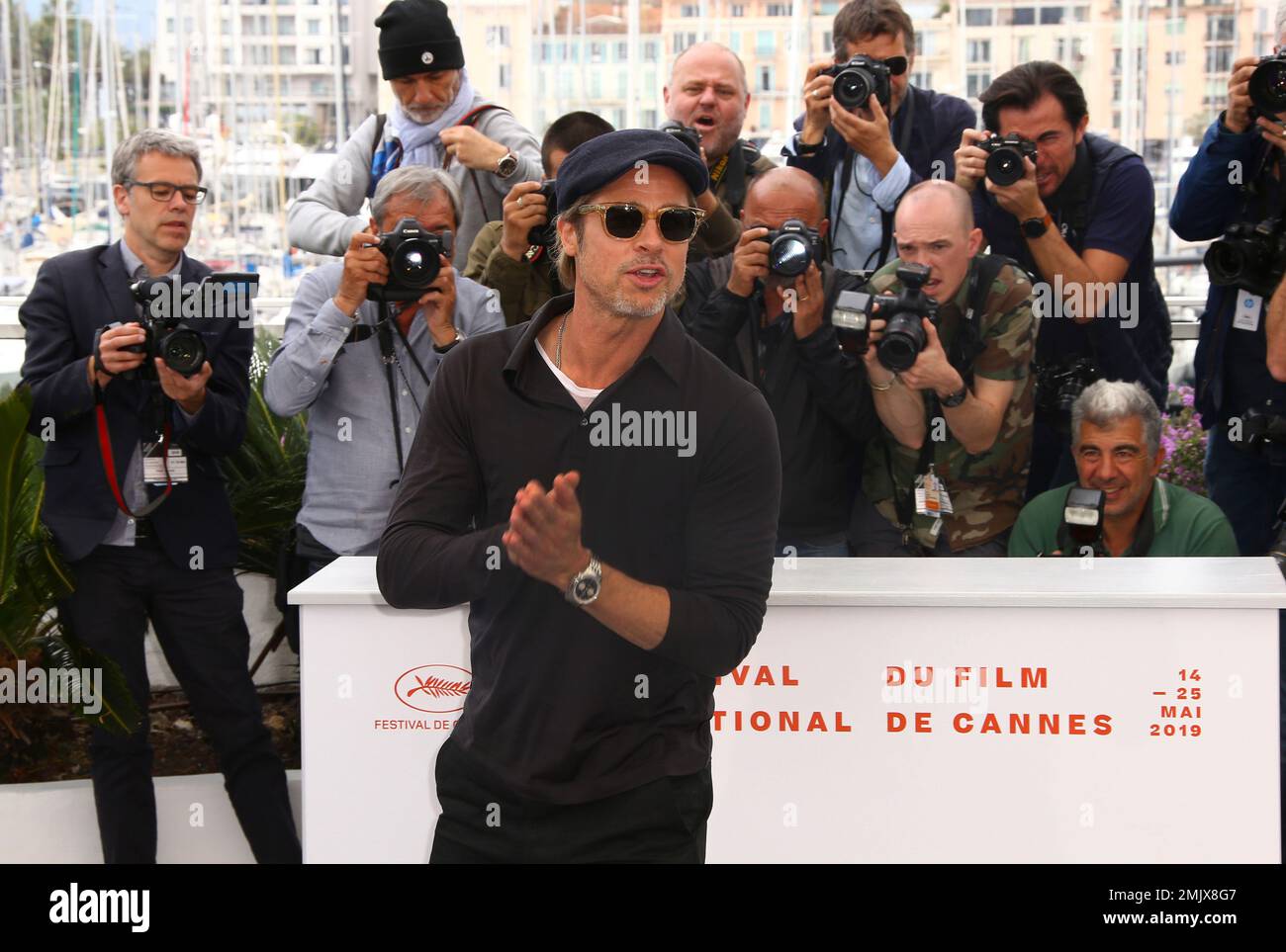 Actor Brad Pitt poses for photographers at the photo call for the film ...