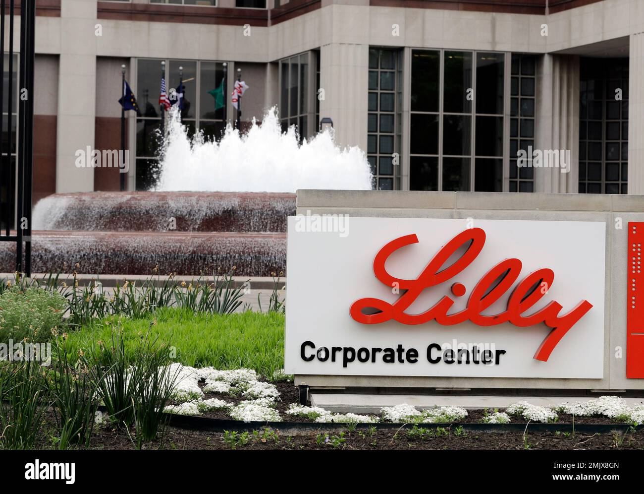 FILE - This April 26, 2017, file photo shows the Eli Lilly and Co ...