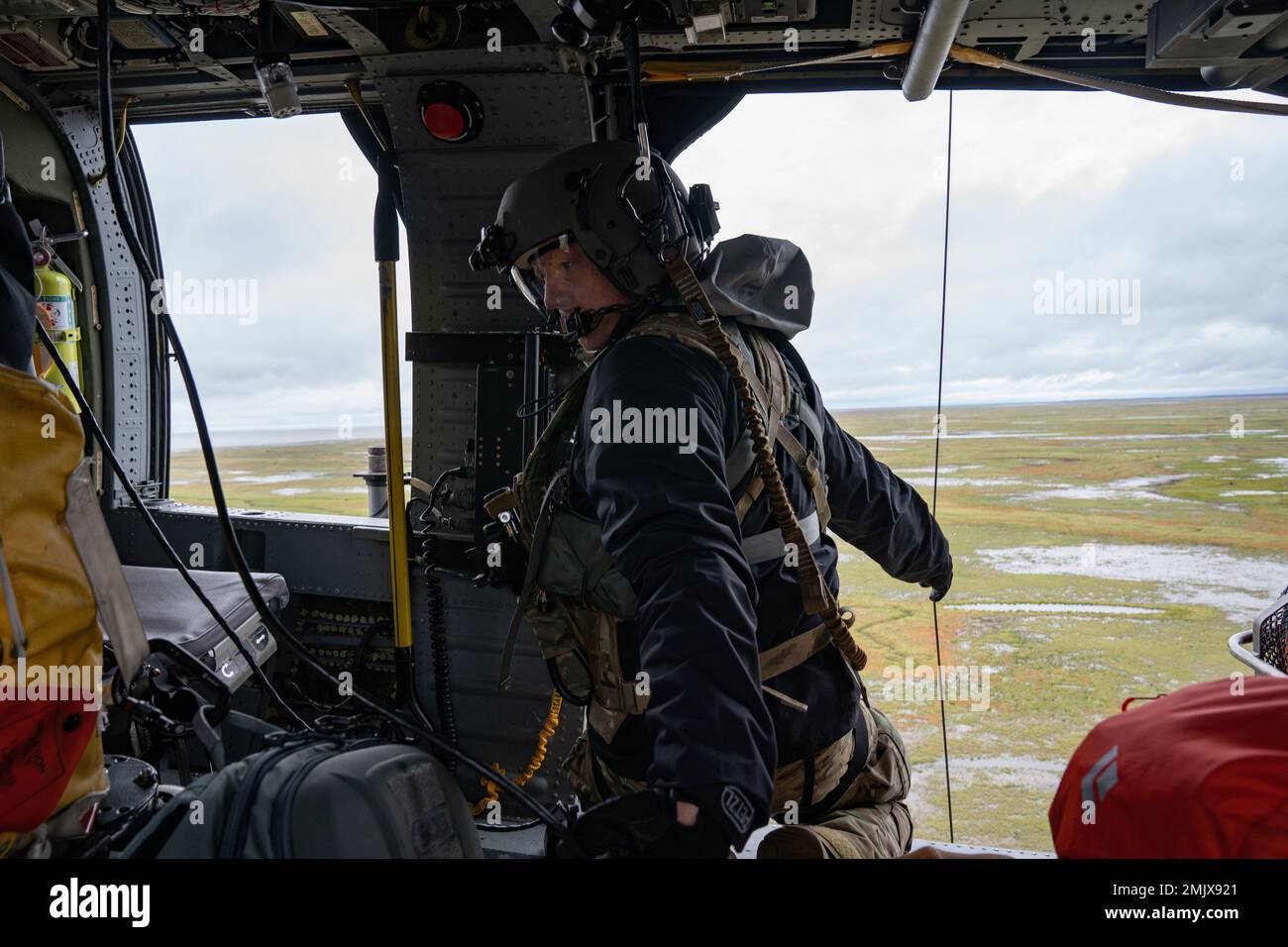 Alaska Air National Guard Senior Airman Richard Stout, a special ...