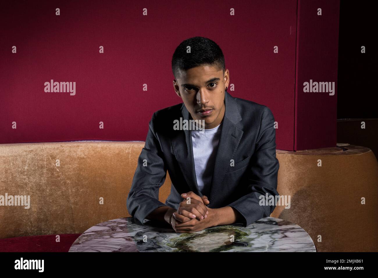 Actor Benny Emmanuel poses for portrait photographs for the film ...