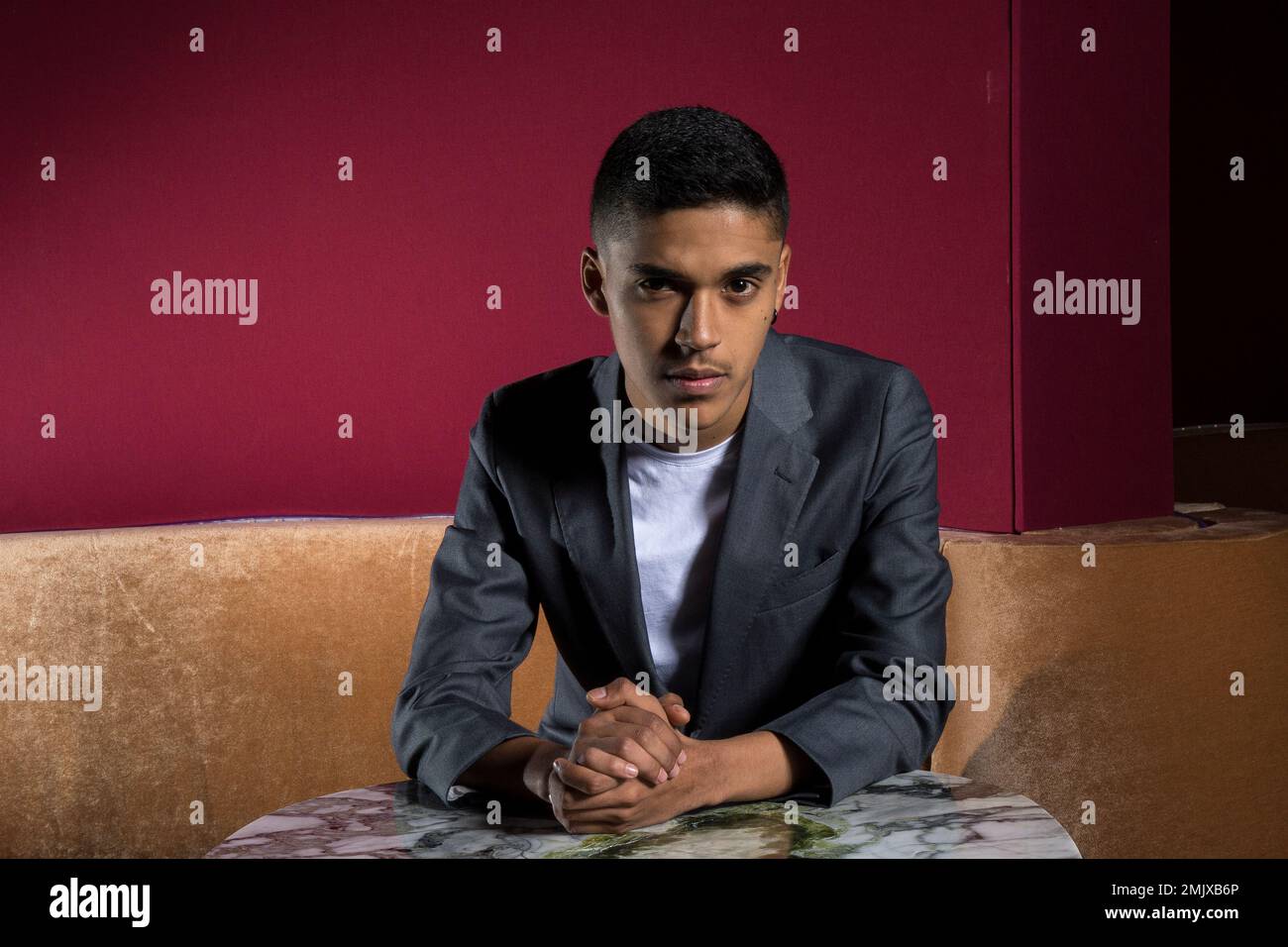 Actor Benny Emmanuel poses for portrait photographs for the film ...