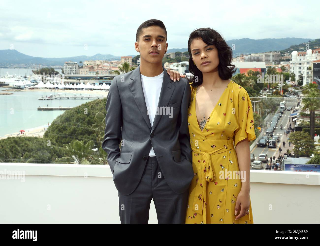 Actors Benny Emmanuel, left, and Leidi Gutierrez pose for portrait ...