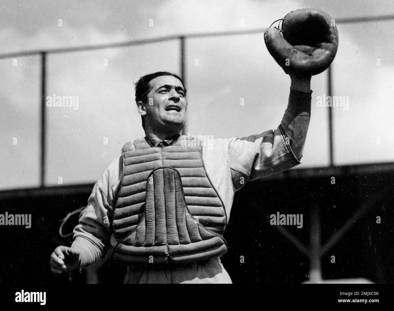 FILE - In this March 29, 1938, file photo, Boston Red Sox' catcher Moe ...