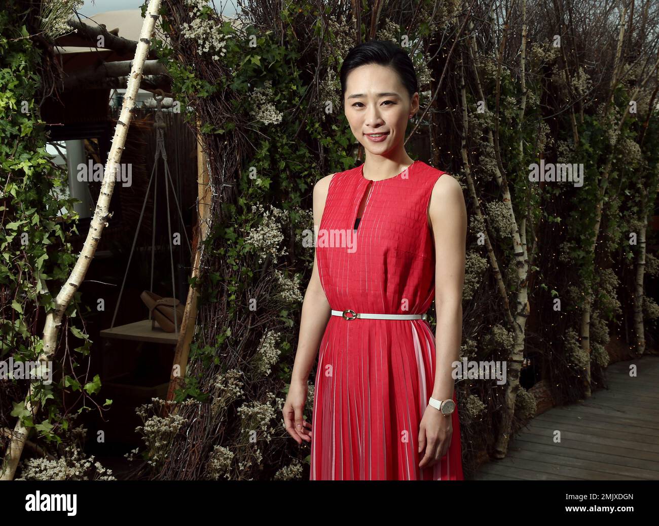 Actress Wu Ke-xi poses for portrait photographs for the film 'Nina Wu ...