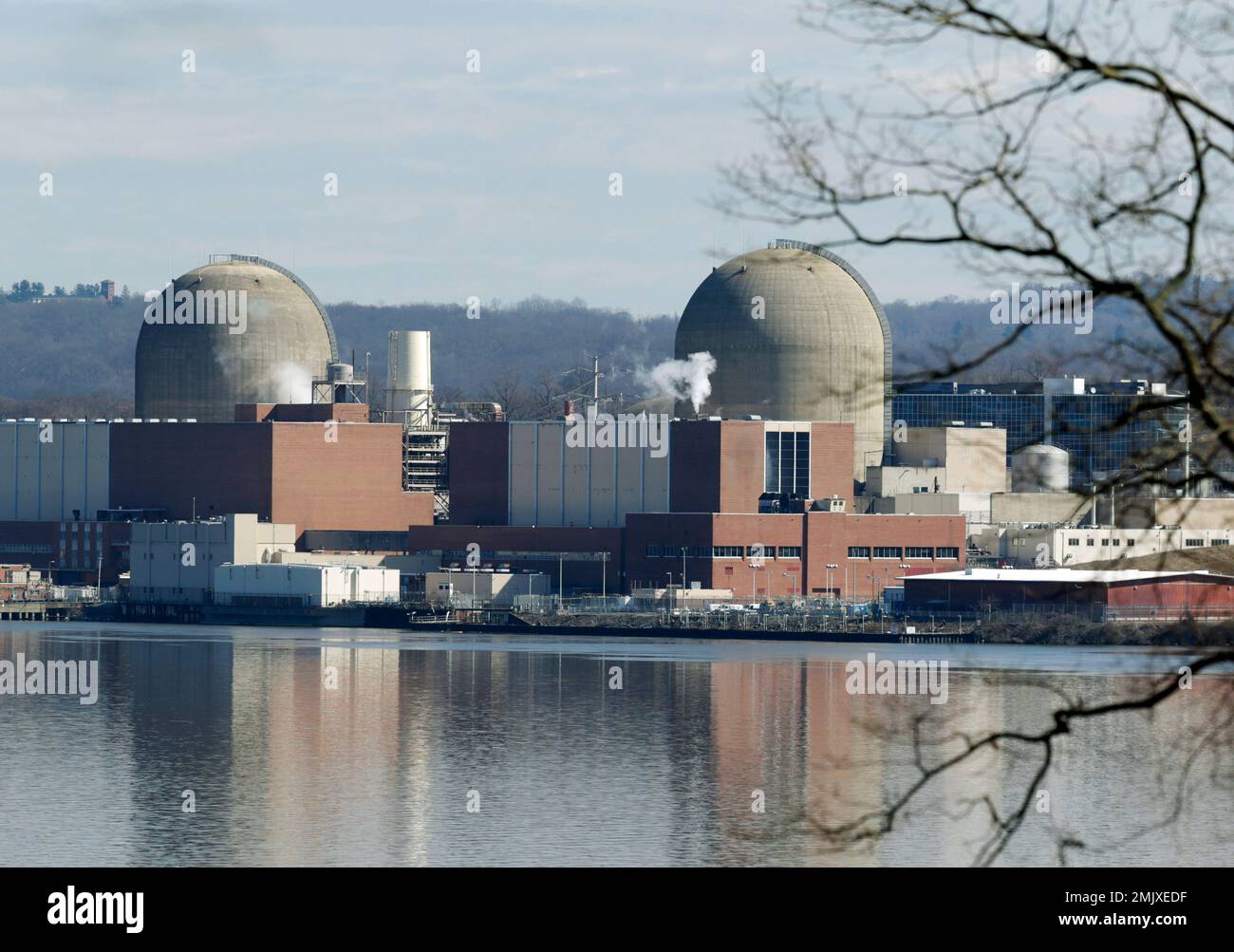 FILE - This Feb. 28, 2017, file photo shows Indian Point Energy Center ...