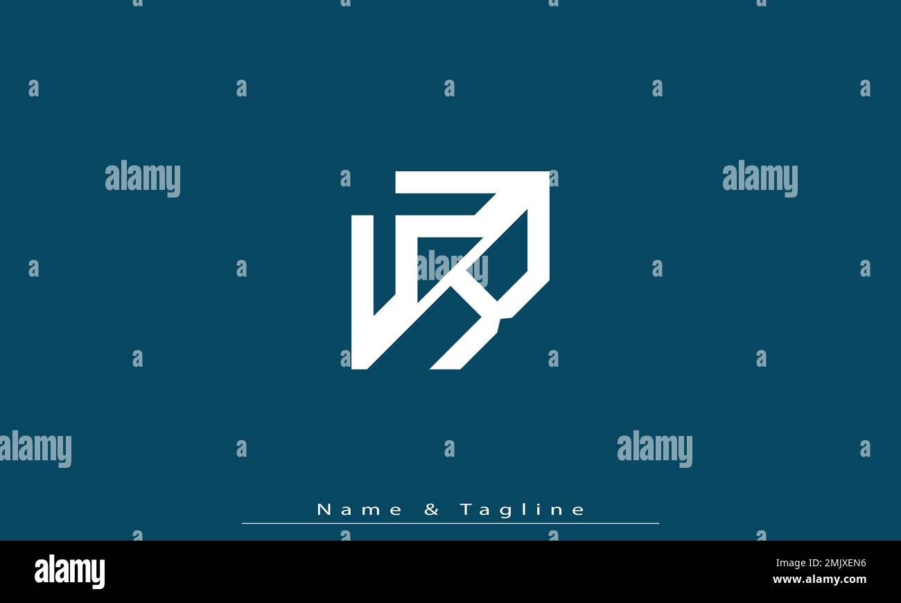Wr initials logo hi-res stock photography and images - Alamy