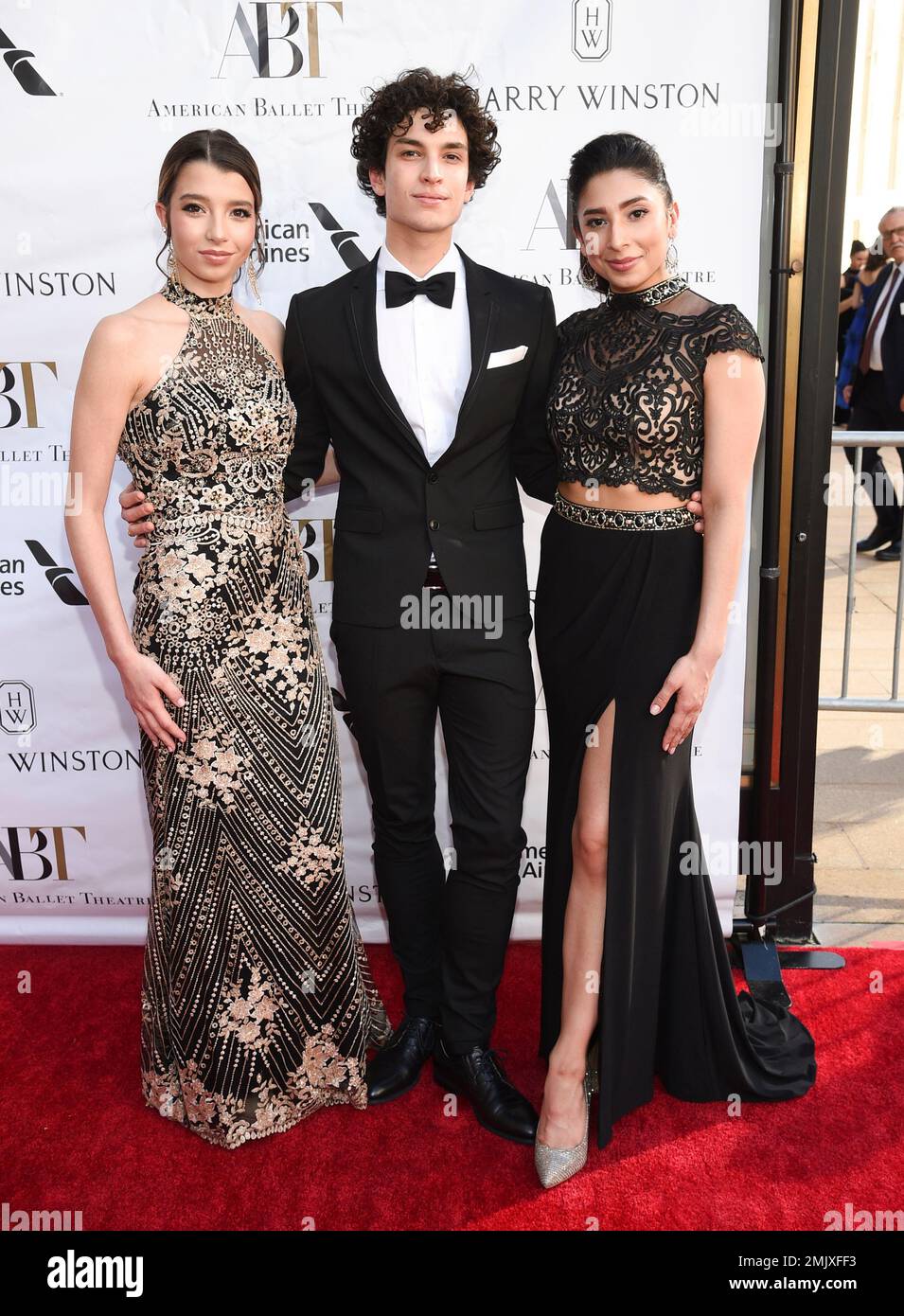 Brooke Boyd, left, Luigi Crispino and Lauren Boyd attend the American ...