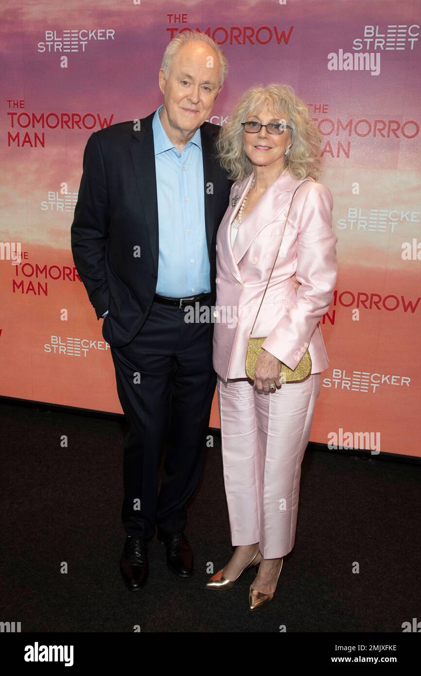John Lithgow, left, and Blythe Danner, right, attend a special ...
