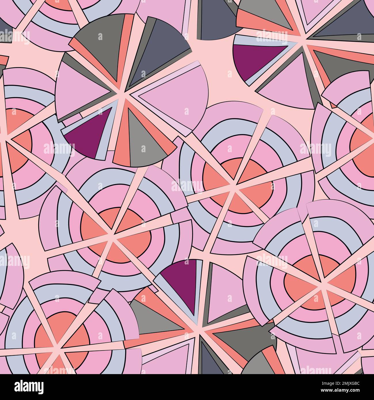 Seamless pattern with geometric aboriginal ornament. Ethnic tribal ...