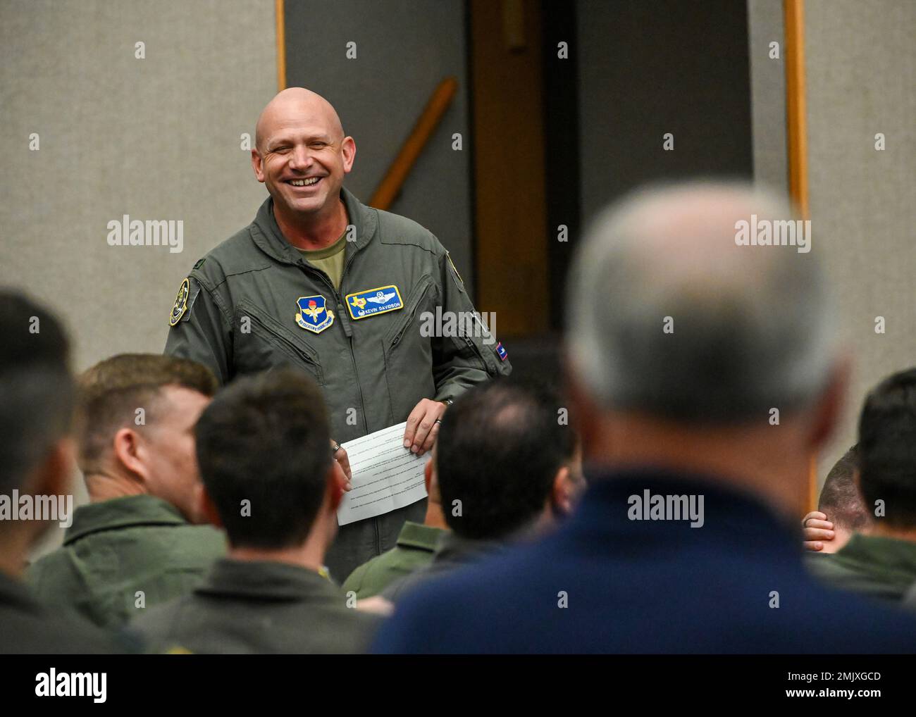 U.S. Air Force Col. Kevin Davidson, 47th Flying Training Wing commander ...