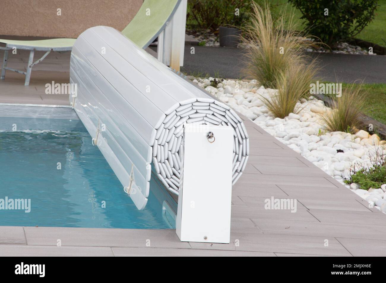 Solar powered swimming pool hi-res stock photography and images - Alamy