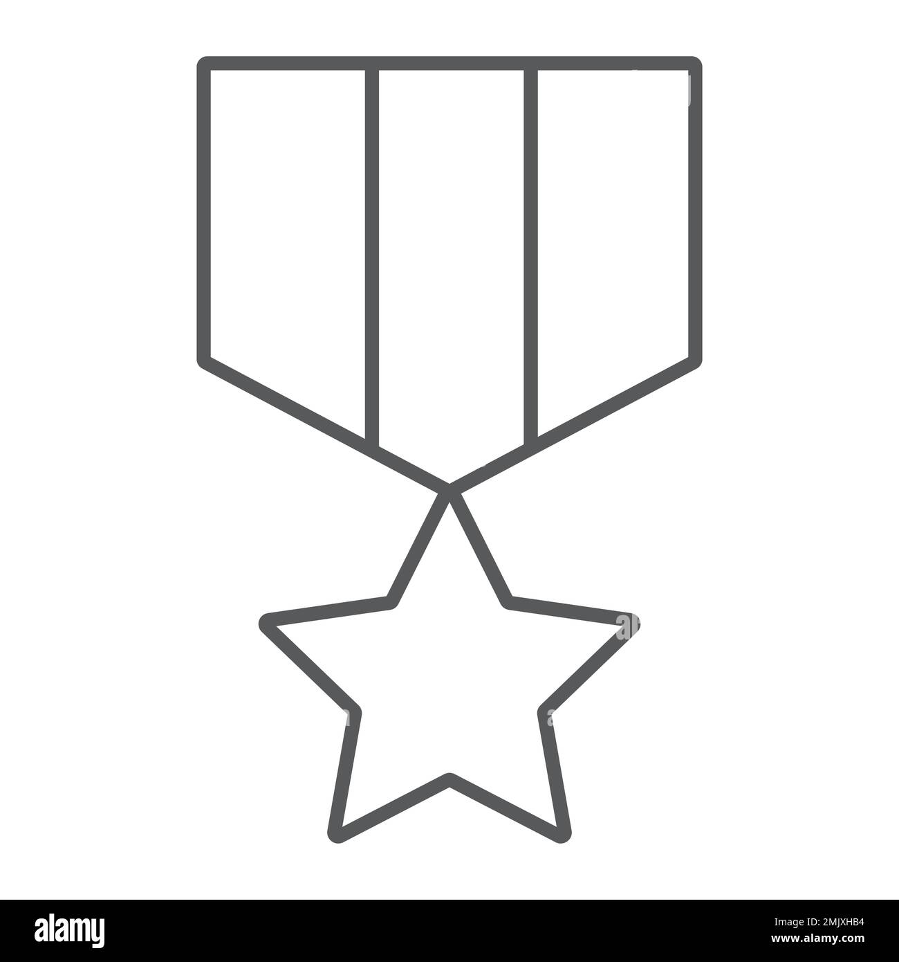 Military star thin line icon, label and army, insignia sign, vector ... Military star thin line icon, label and army, insignia sign, vector ...