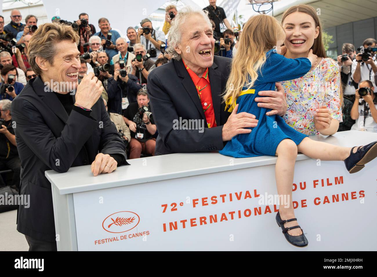 Actors Willem Dafoe, from left Anna Ferrara, Cristina Chiriac and ...