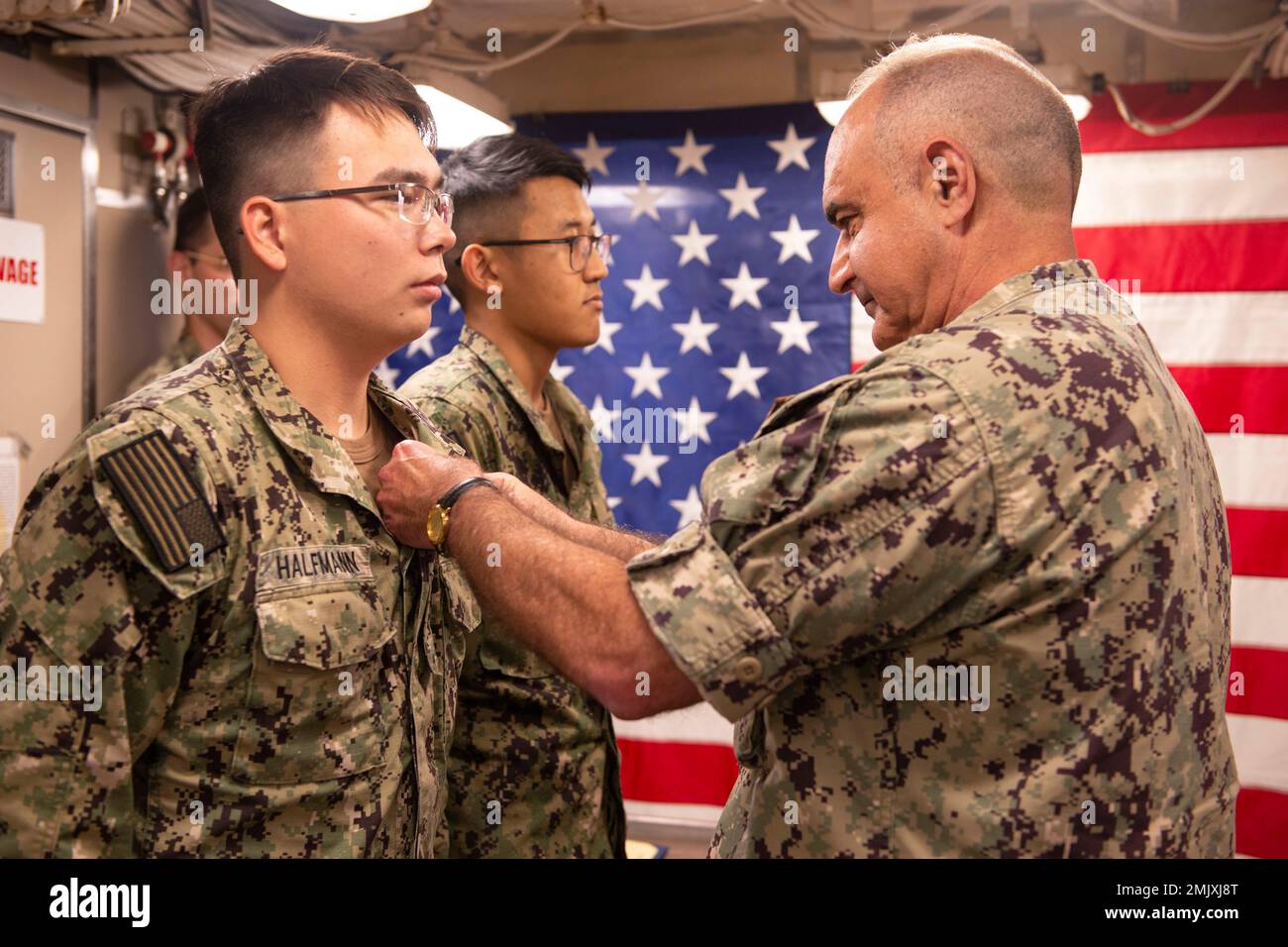 KINGS BAY, Ga. (Sept. 1, 2022) Adm. Charles "Chas" Richard (right ...