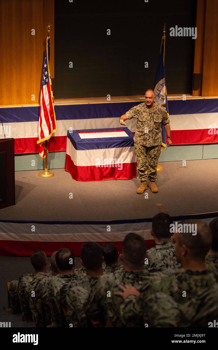 KINGS BAY, Ga. (Sept. 1, 2022) Adm. Charles "Chas" Richard, commander ...