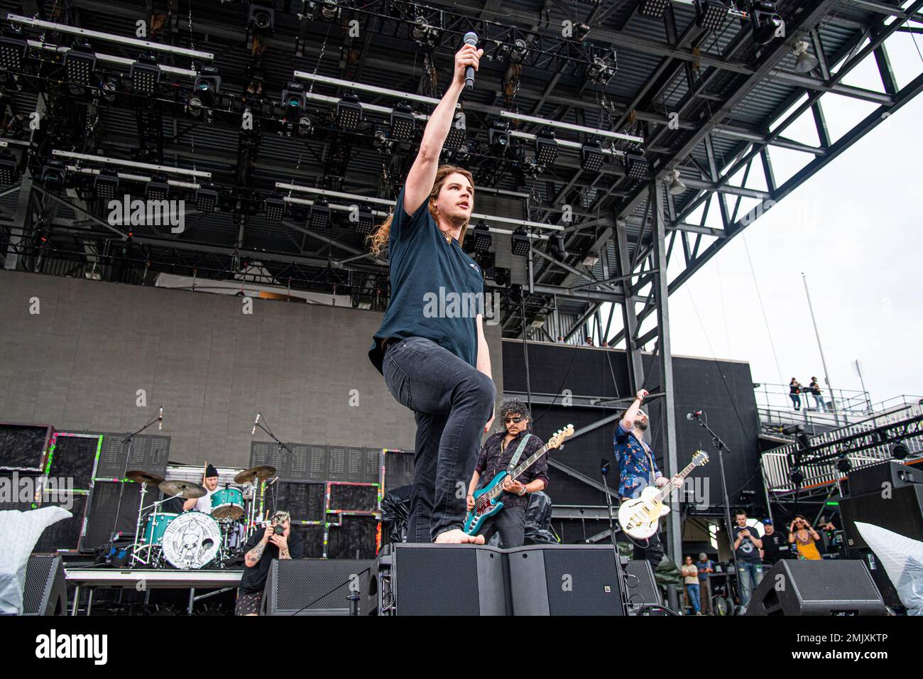Brett Emmons of The Glorious Sons performs at the Sonic Temple Art and ...