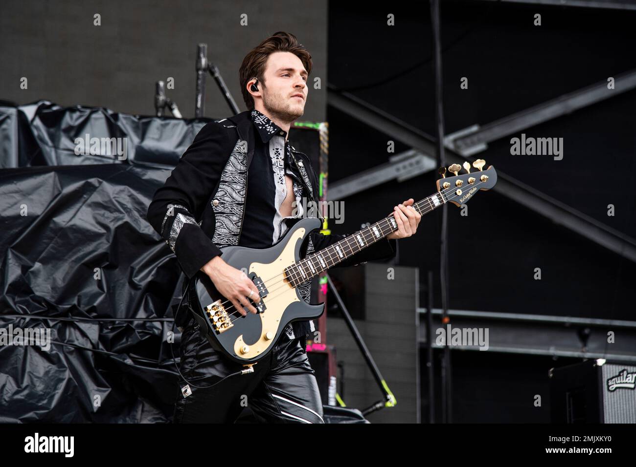 Jed Elliott of The Struts performs at the Sonic Temple Art and Music ...