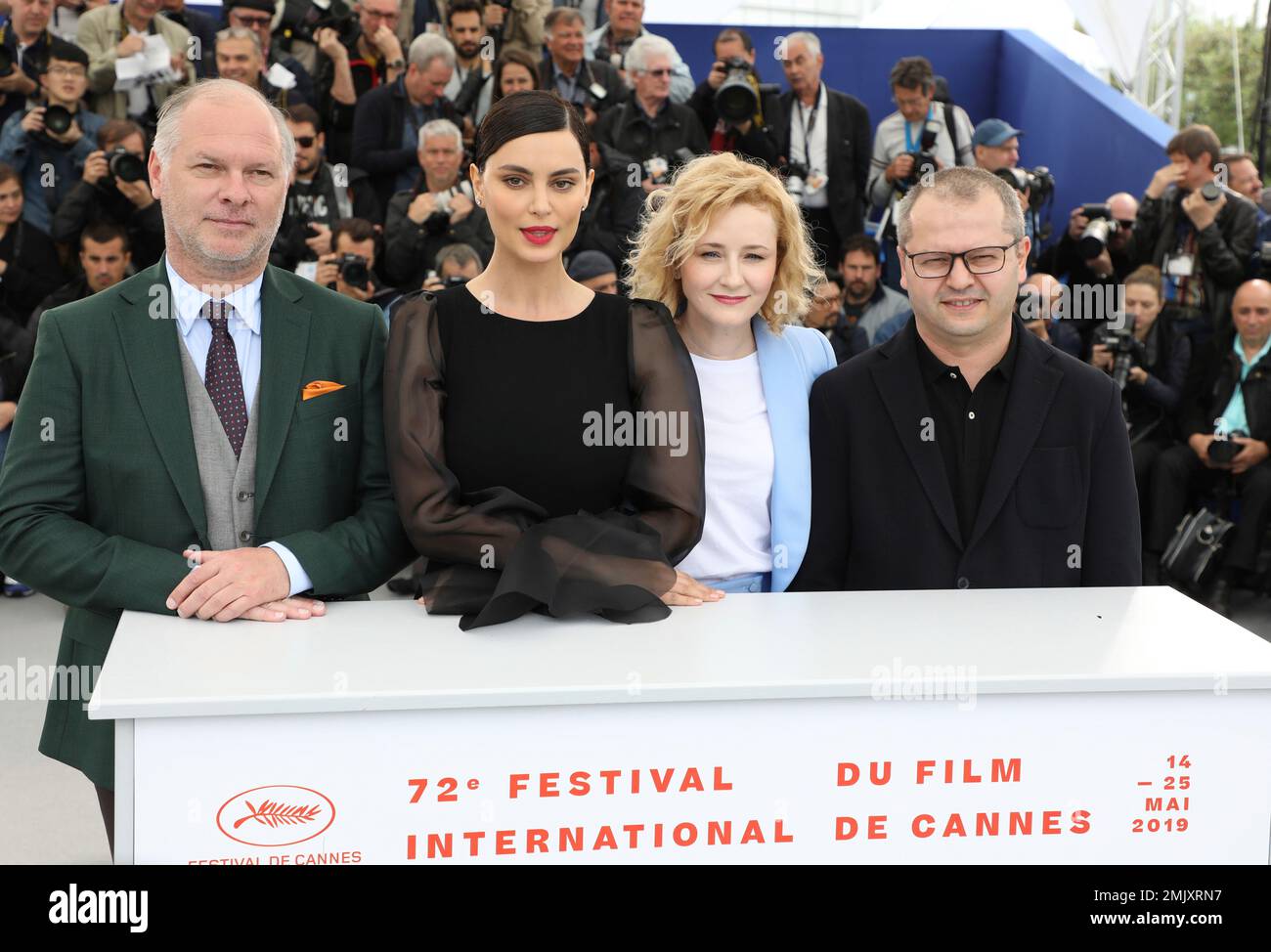 Actors Vlad Ivanov, from left, Catrinel Marlon, Rodica Lazar and ...
